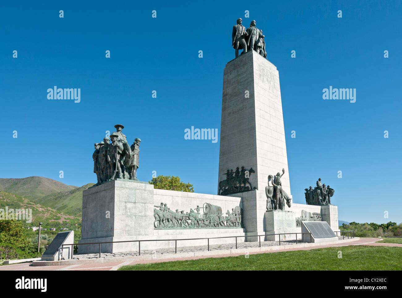 Utah, Salt Lake City, "This Is The Place" Heritage Park, "This is the ...