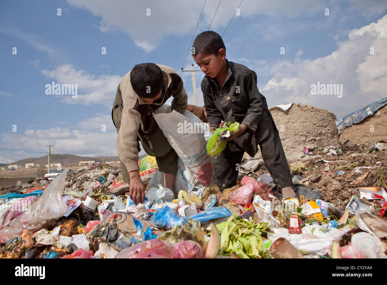 Children Collecting Rubbish High Resolution Stock Photography and ...