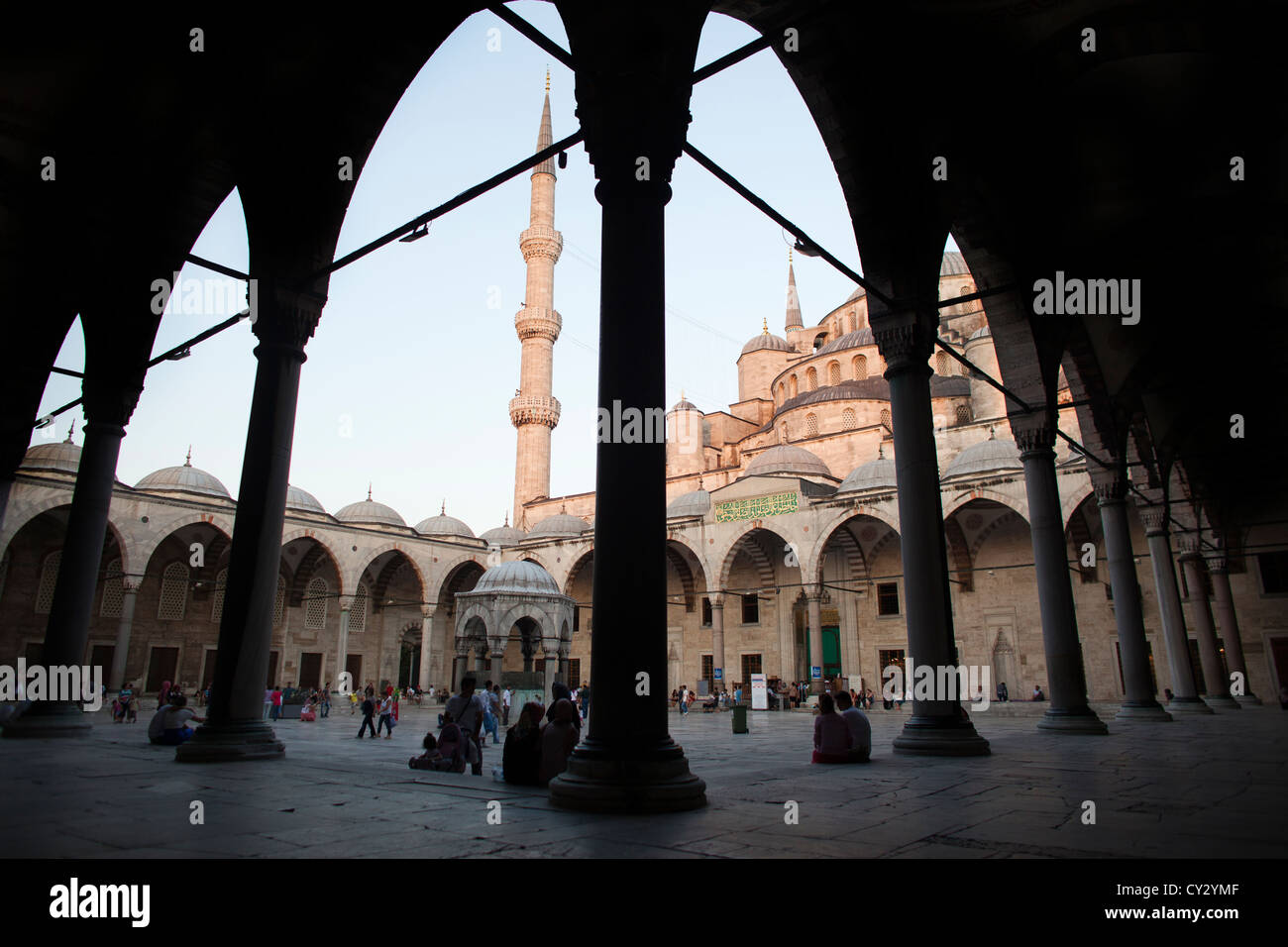 Minarets of blue mosque hi-res stock photography and images - Alamy