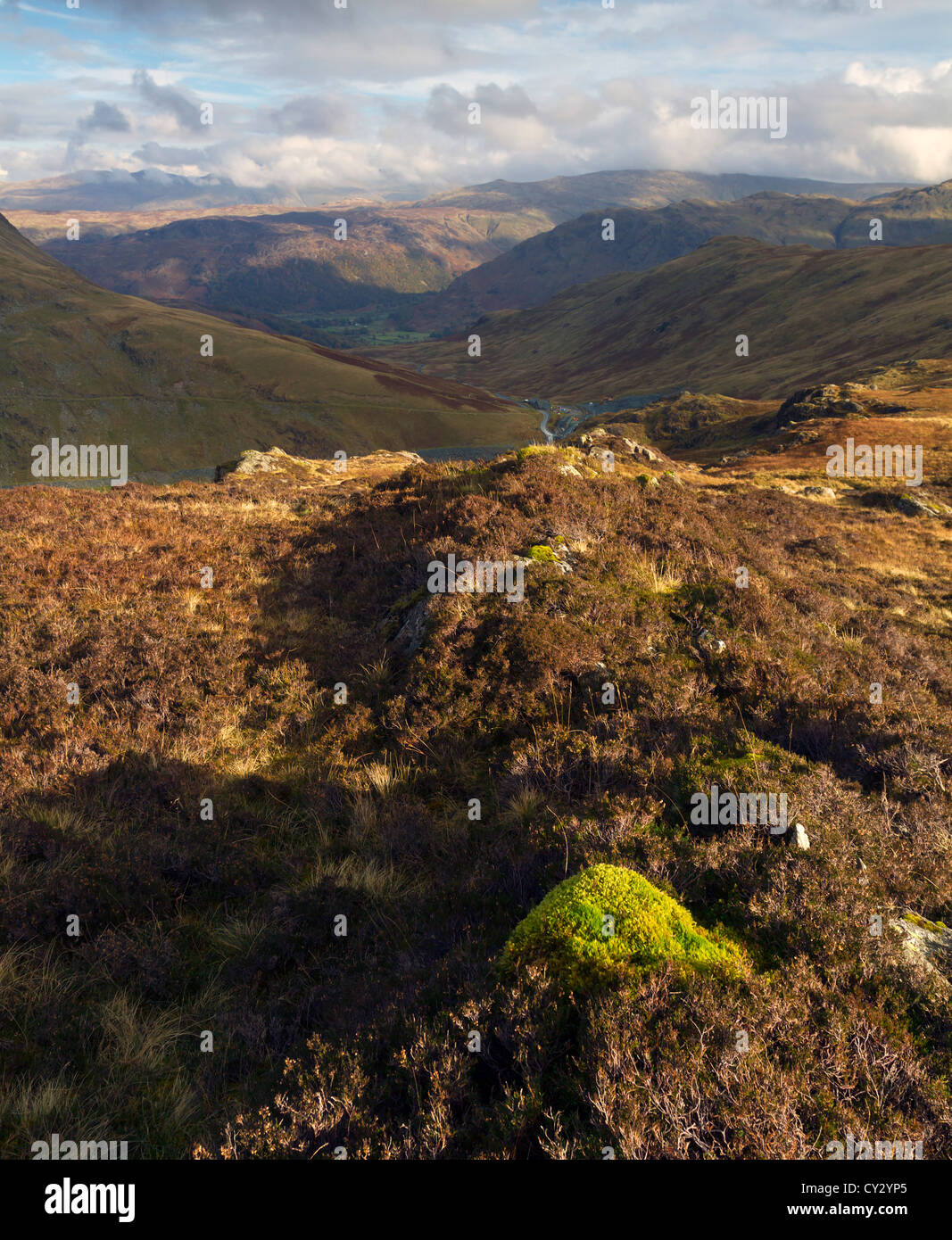 An image taken in Honister Pass from above the Honister Slate Mine ...