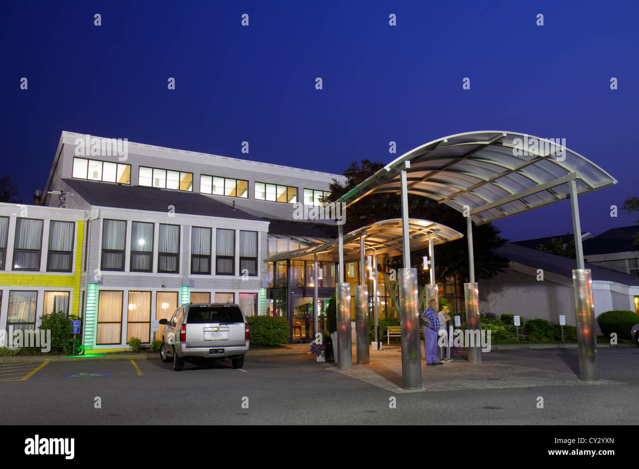 Cape Cod Massachusetts,Hyannis,Holiday Inn,hotel,lodging,front,entrance ...