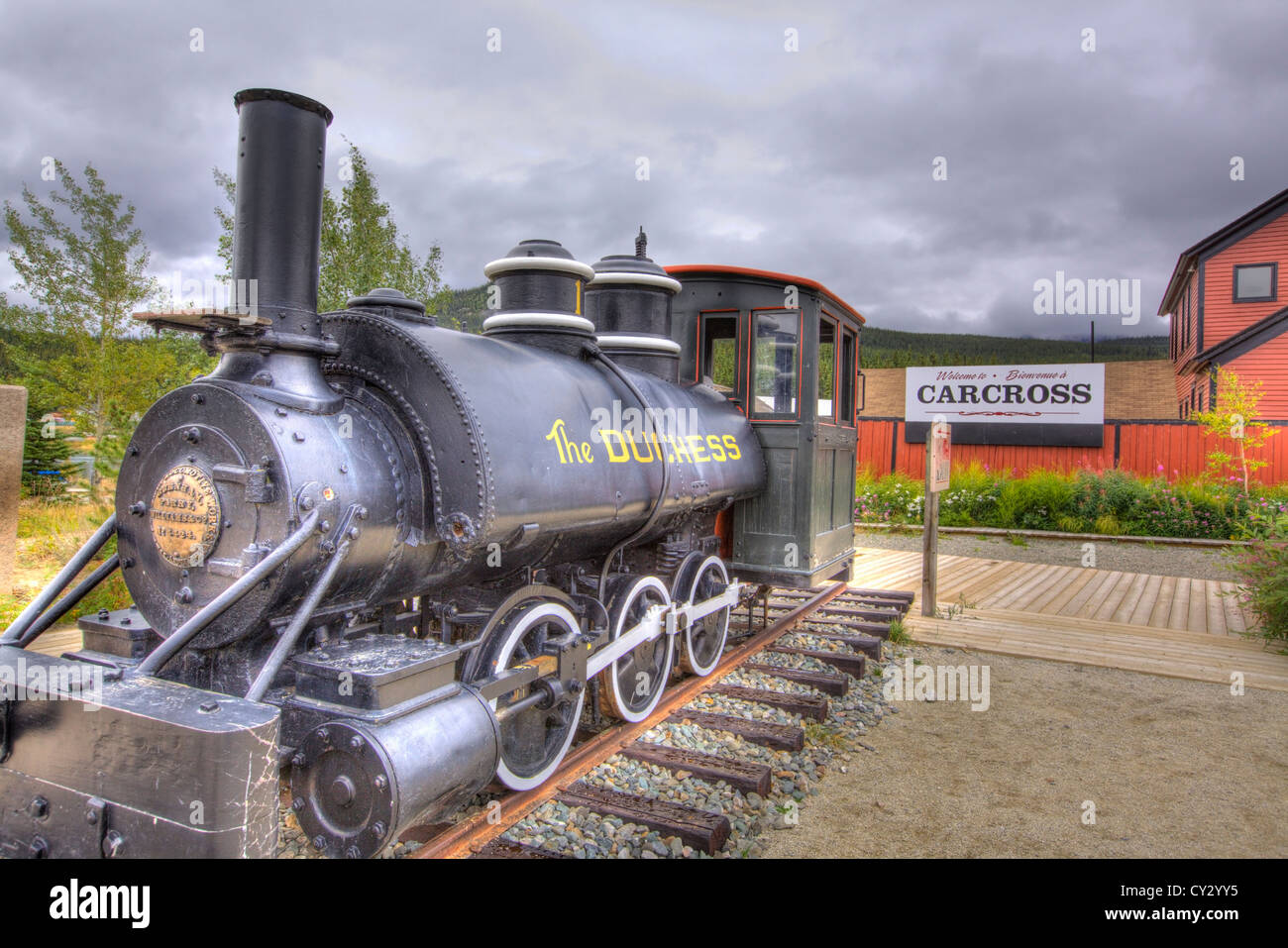 The Duchess Steam Railroad locomotive Stock Photo - Alamy
