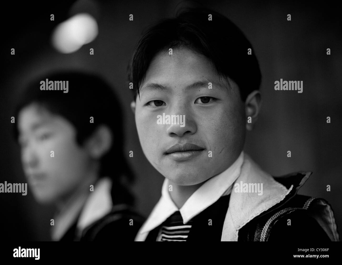 Hmong kid Black and White Stock Photos & Images - Alamy