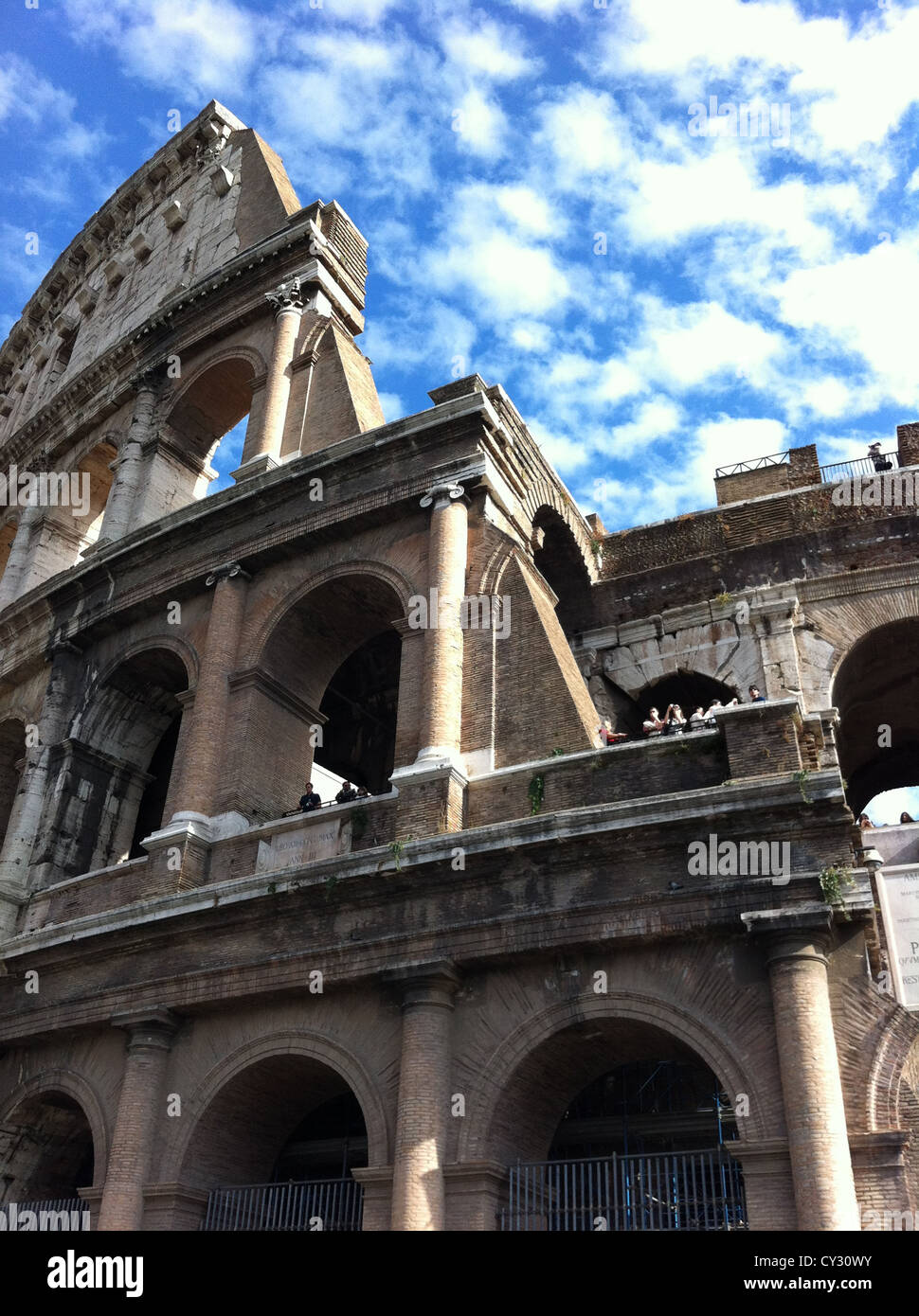 A part of the Colloseum Stock Photo - Alamy