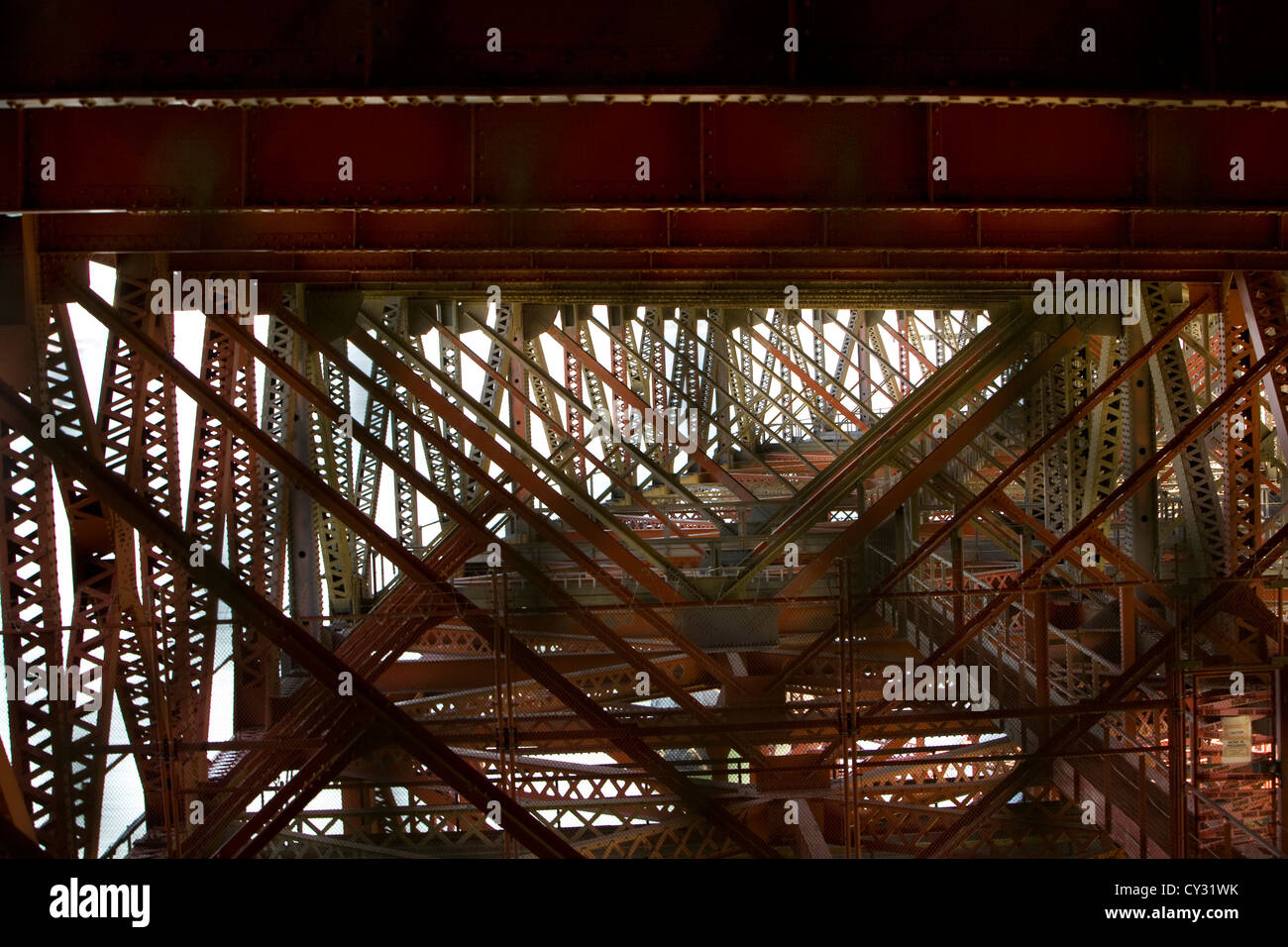 Underside golden gate bridge hi-res stock photography and images - Alamy