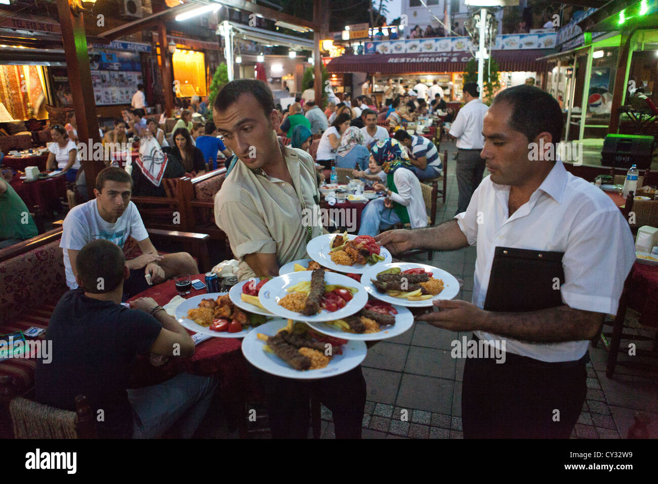 restaurant near the blue mosque, istanbul Stock Photo - Alamy