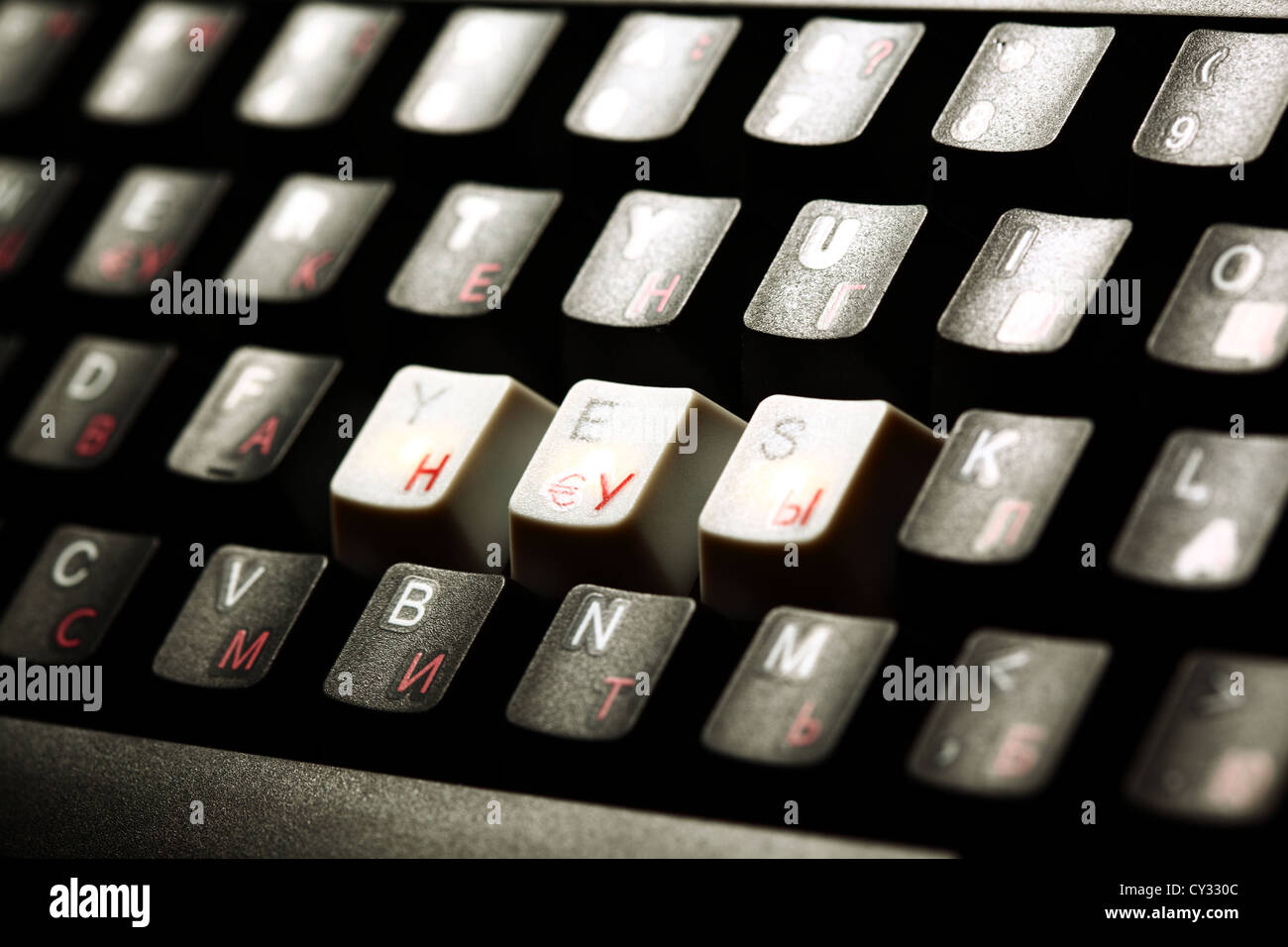 yes keyboard concept Stock Photo - Alamy