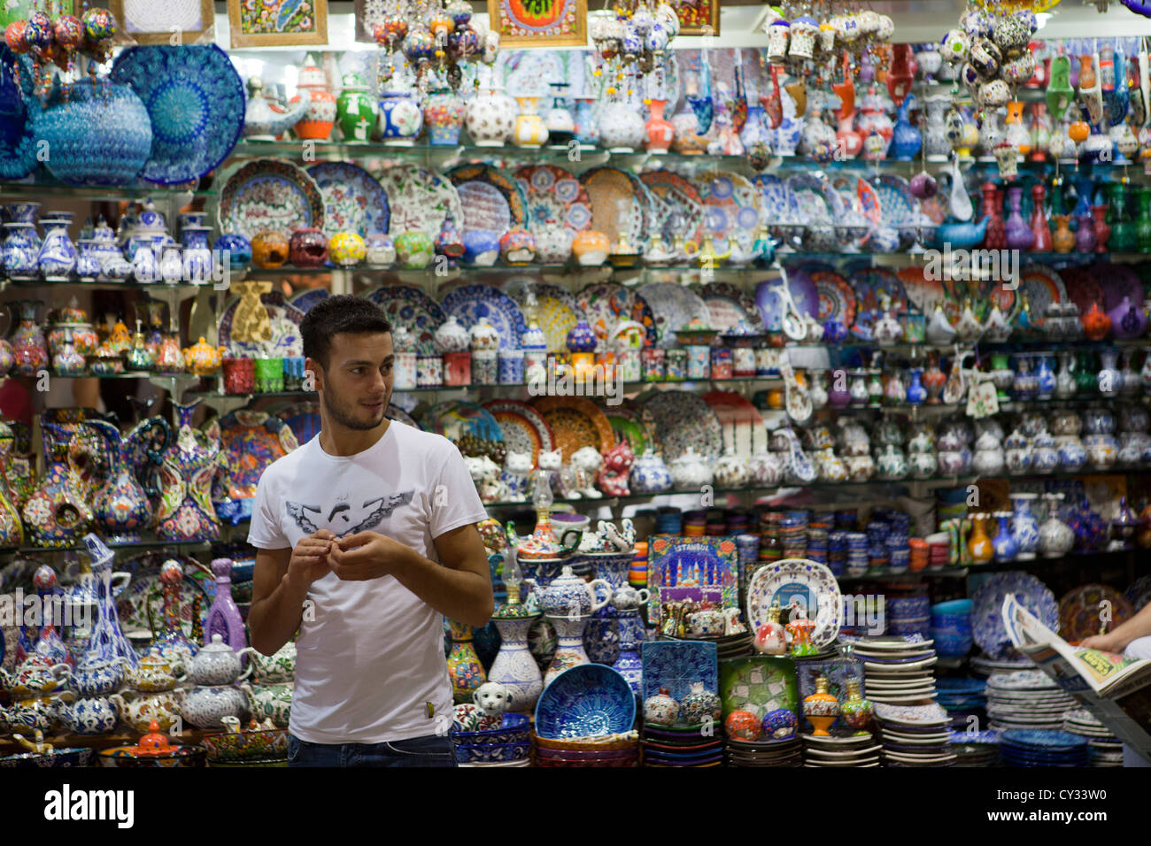 Bazaar constantinople hi-res stock photography and images - Alamy