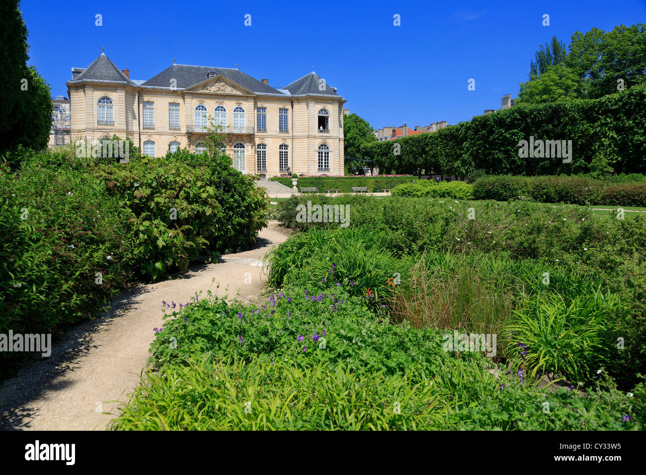 Gardens of the Rodin Museum, Paris Stock Photo - Alamy