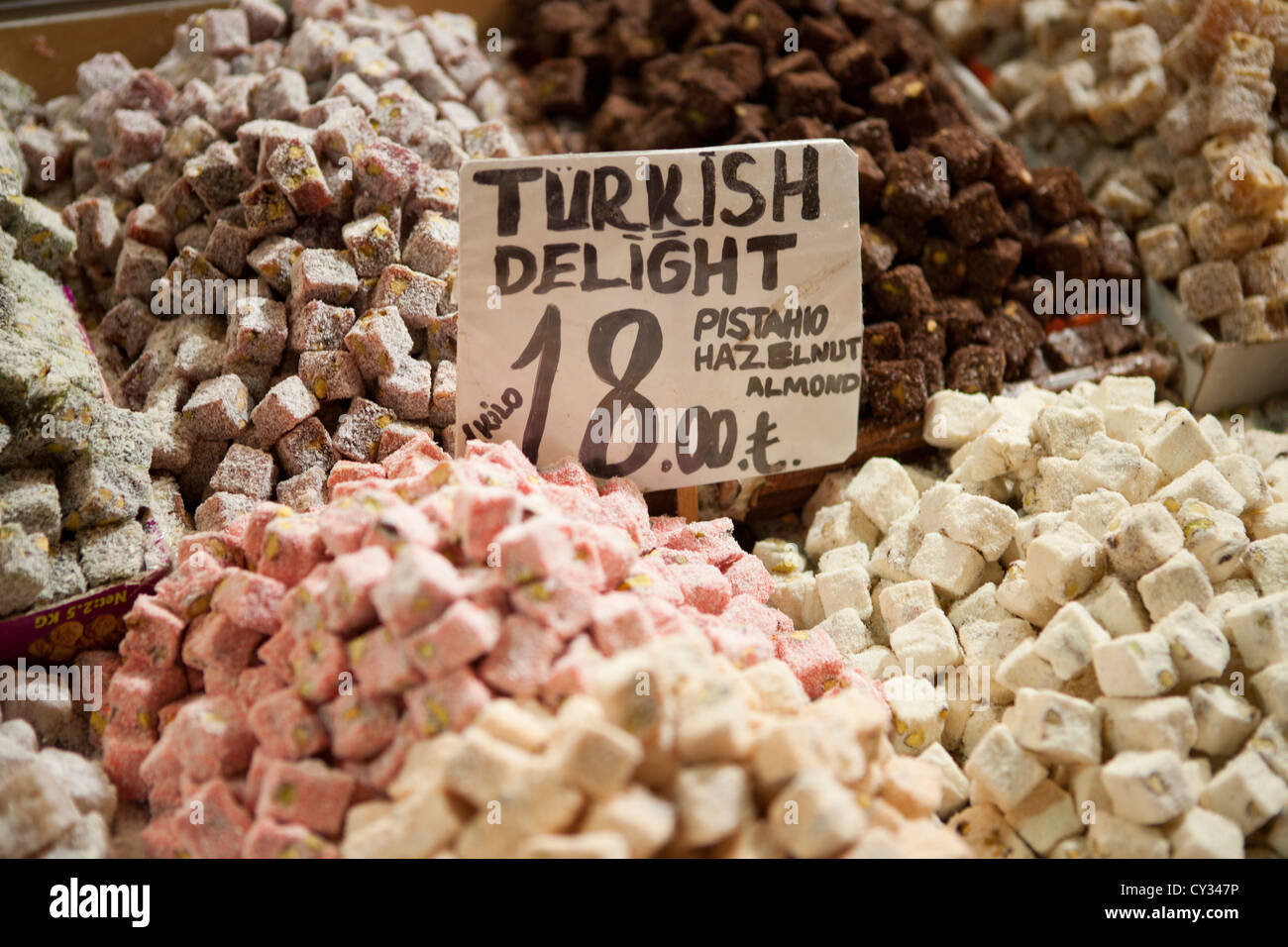 Istanbul market sweets hi-res stock photography and images - Alamy