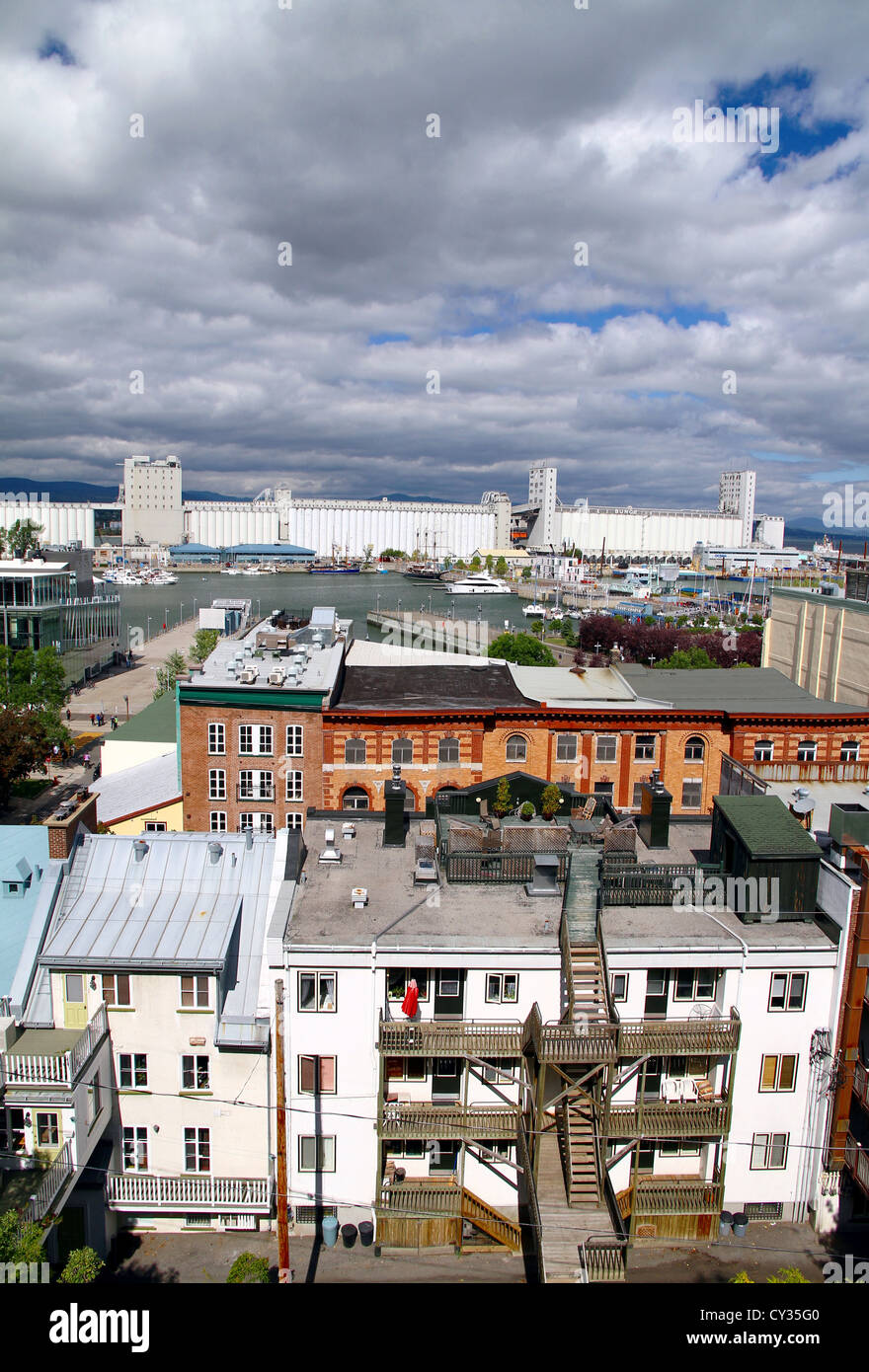 Quebec City Panoramic View Stock Photo - Alamy