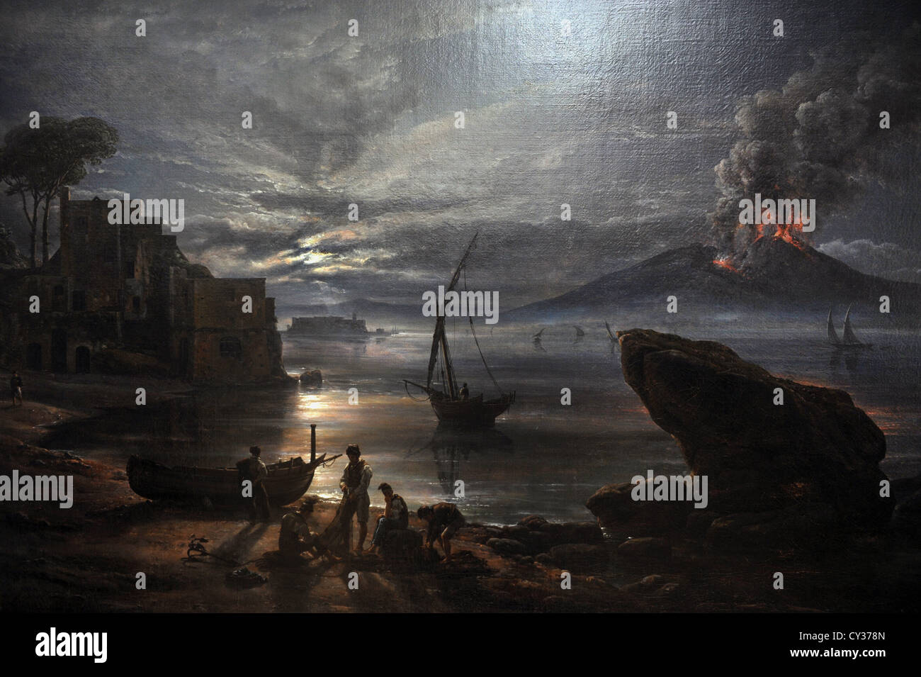 Johan Christian Dahl (1788-1857). Danish painter. The Beach at ...