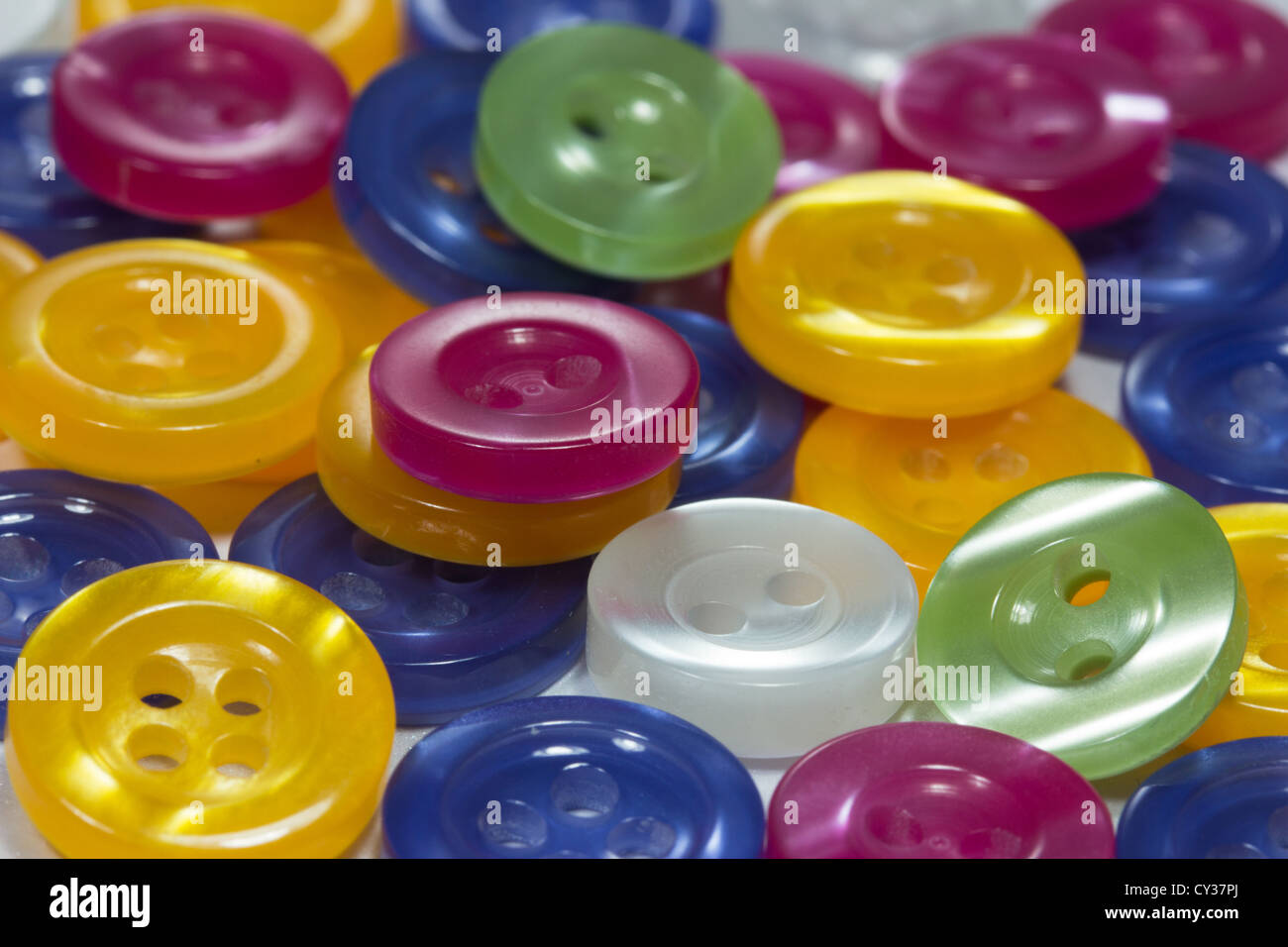 Bunch of colourful buttons Stock Photo - Alamy
