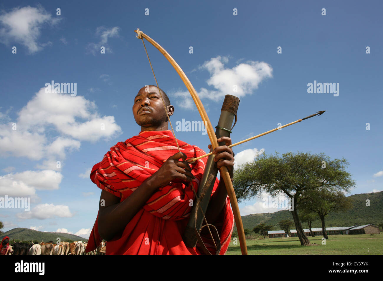 Arrow bow hunting tribe hi-res stock photography and images - Alamy