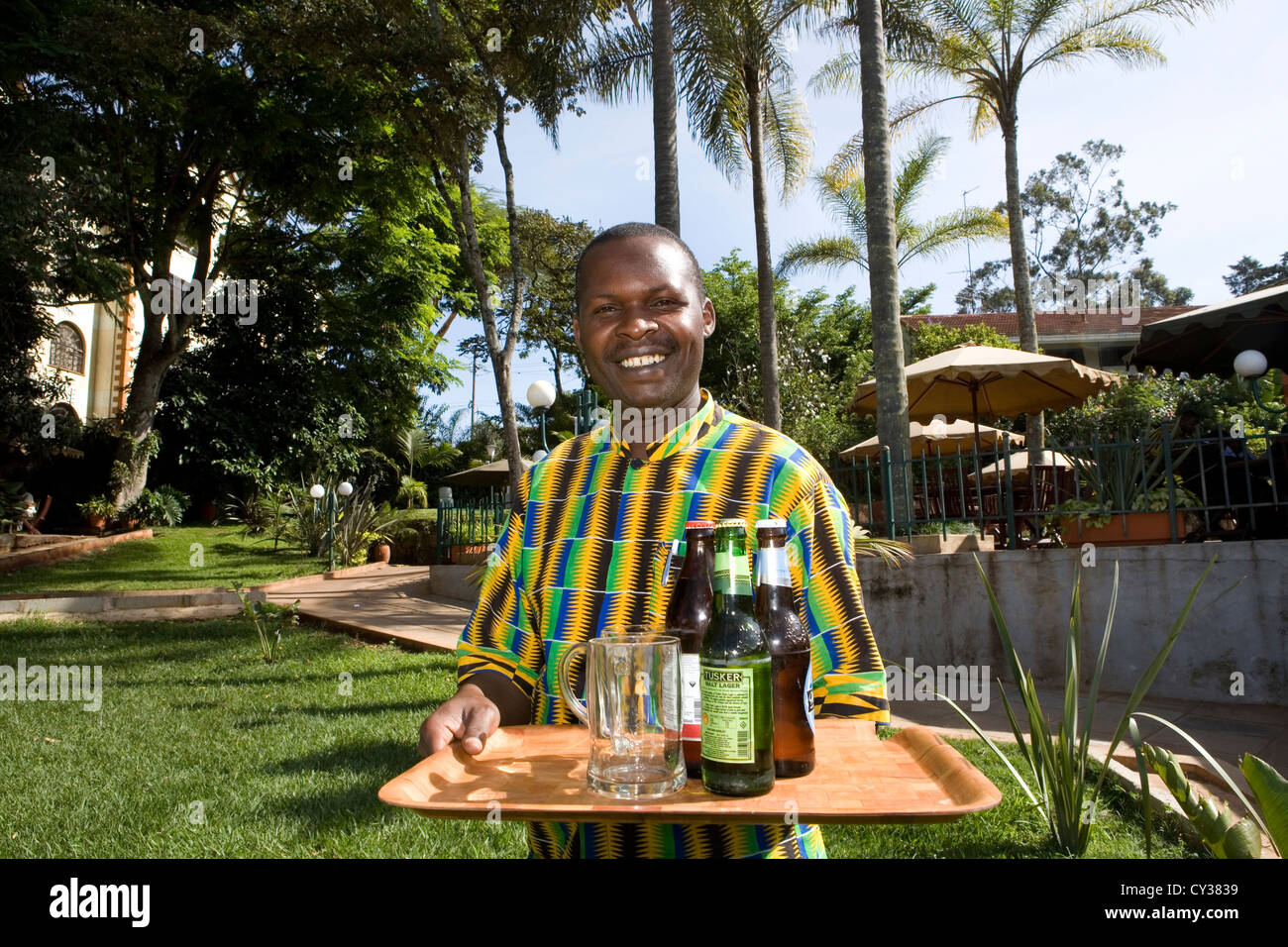 African waiter hi-res stock photography and images - Alamy