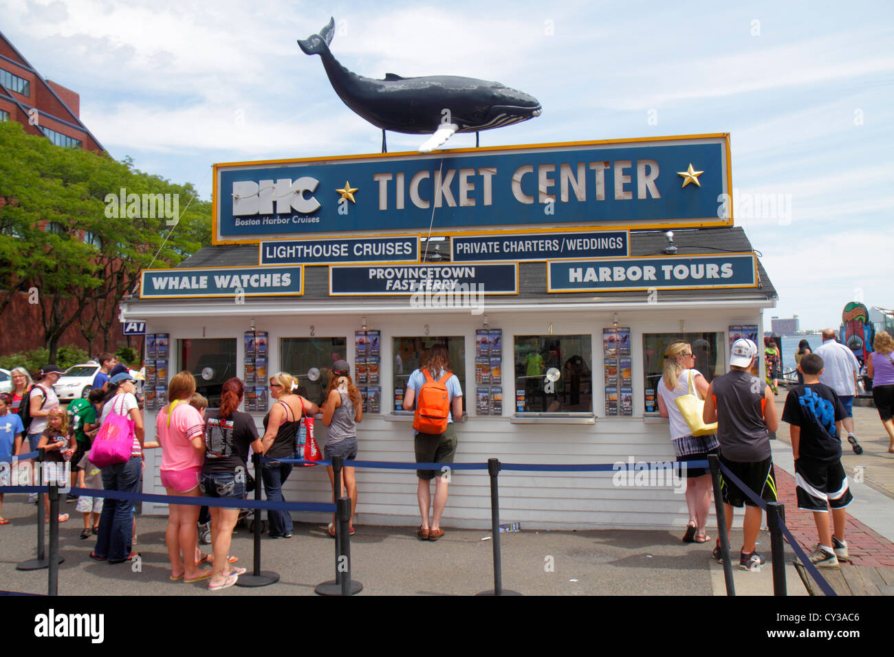 Boston Massachusetts,Long Wharf,harbor,harbour,ticket center,centre ...