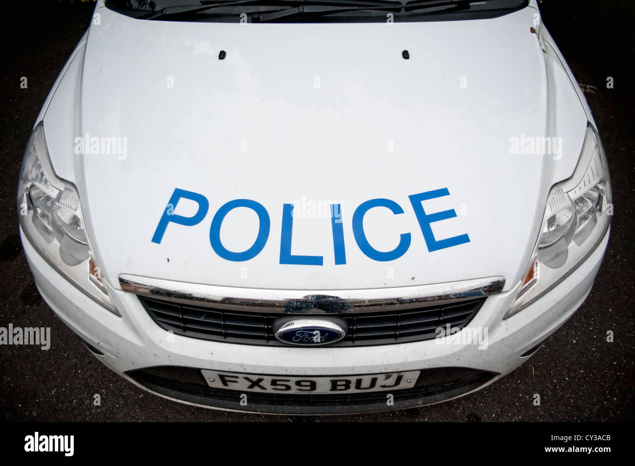 British police car hi-res stock photography and images - Alamy