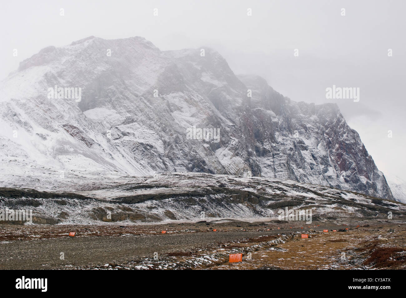 Ella Island's airstrip Ella Island, North East Greenland National Park ...