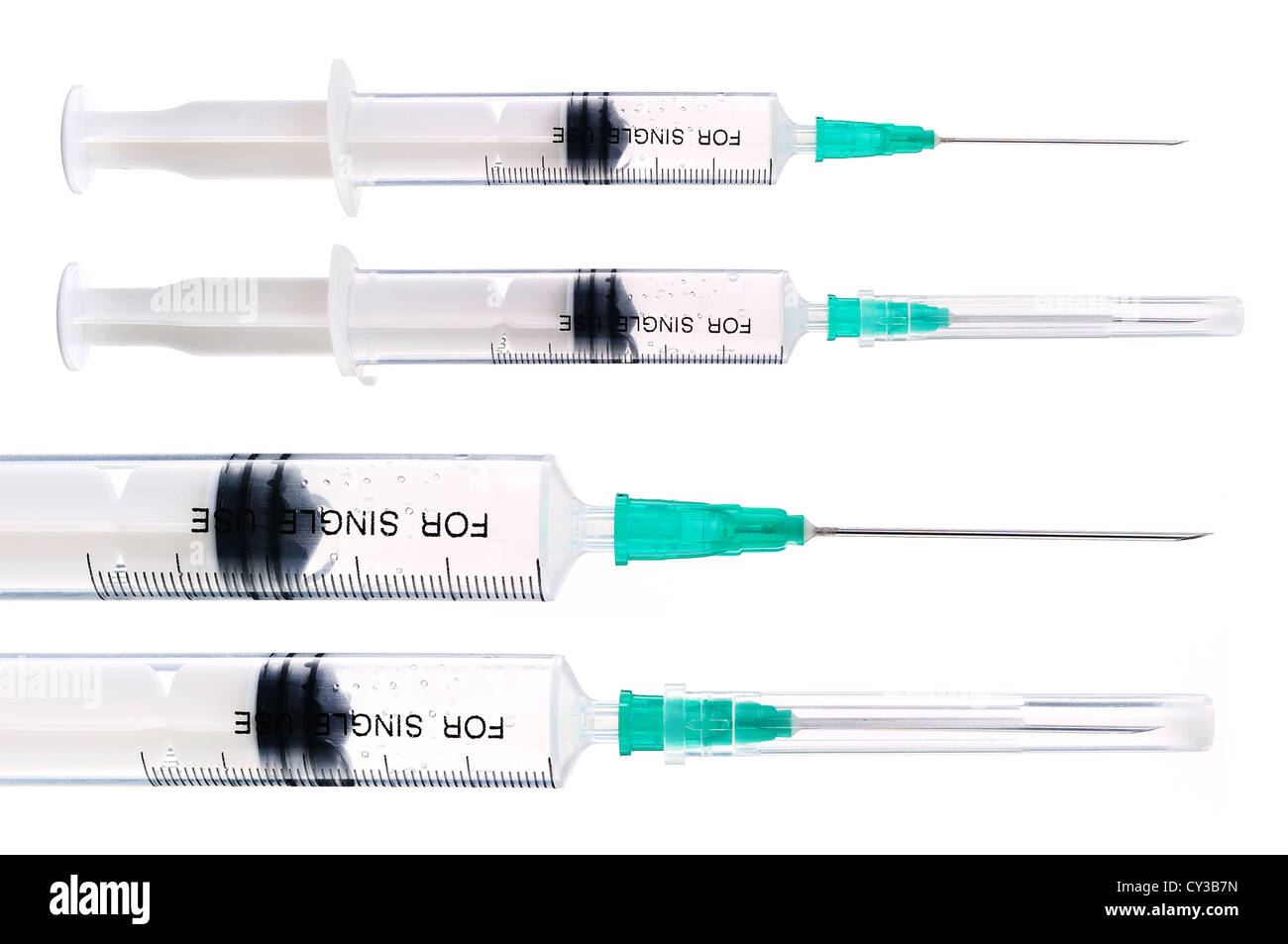 syringe isolated on white background Stock Photo - Alamy