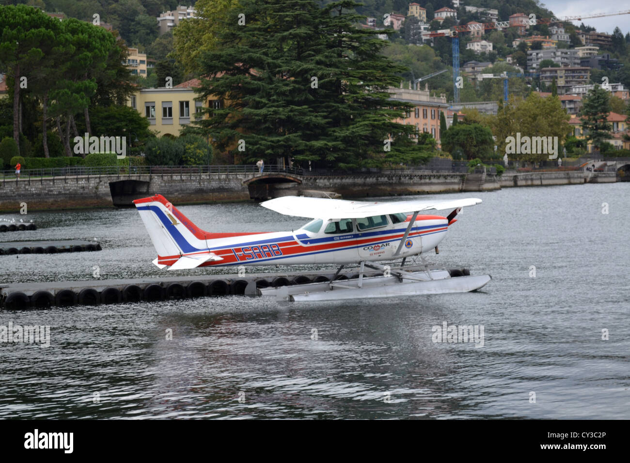 Seaplane on lake Como, near Milan, Northern Italy Stock Photo - Alamy