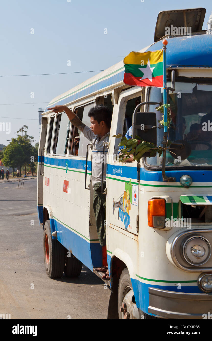 Public bus yangon hi-res stock photography and images - Alamy