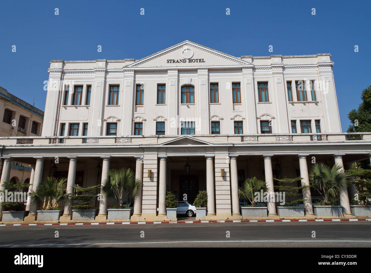 The Strand Hotel in Rangoon, Myanmar Stock Photo - Alamy