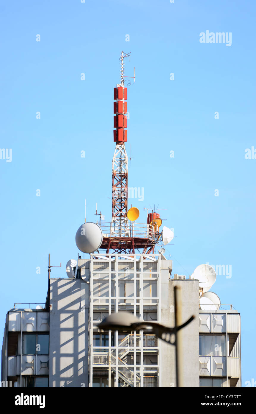 The relay building hi-res stock photography and images - Alamy