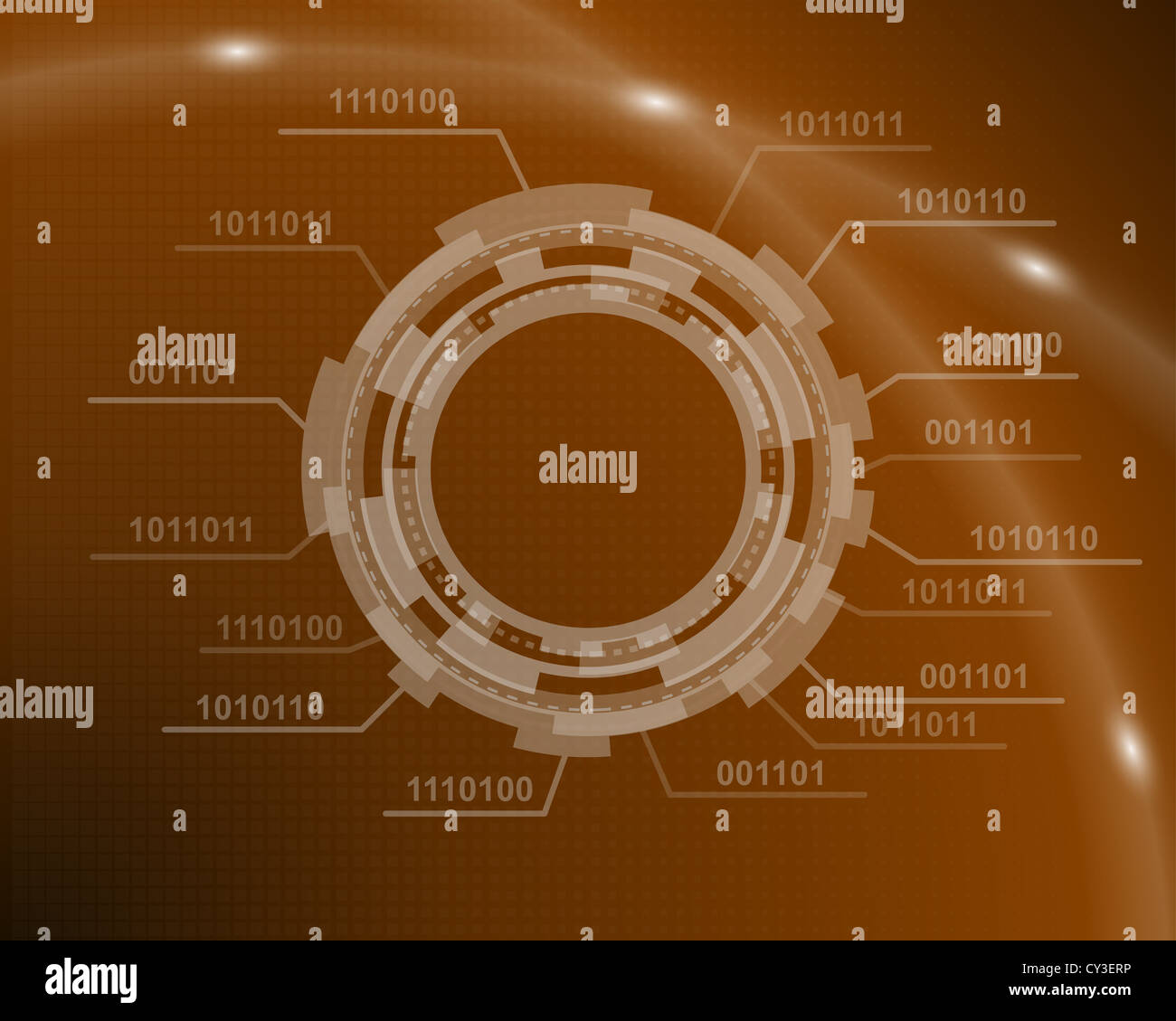 Technological brown background.Vector illustration with transparency ...