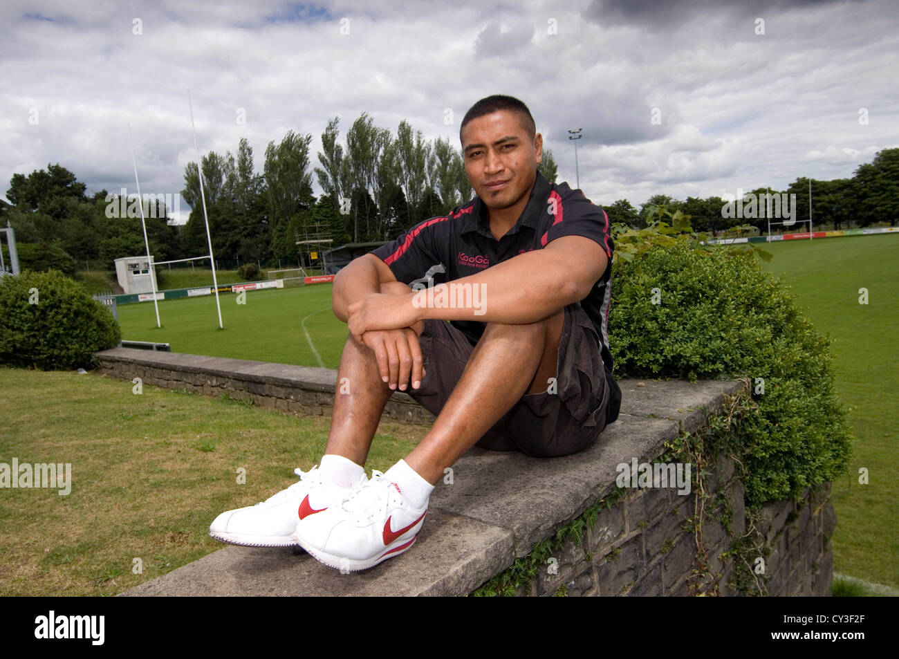 Jerry Collins the former New Zealand All Black rugby player pictured ...