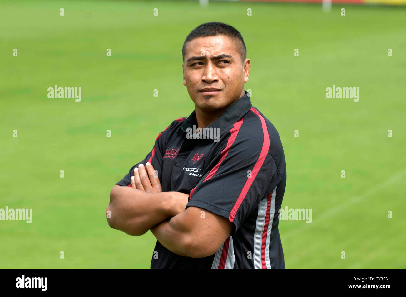 Jerry Collins the former New Zealand All Black rugby player pictured ...
