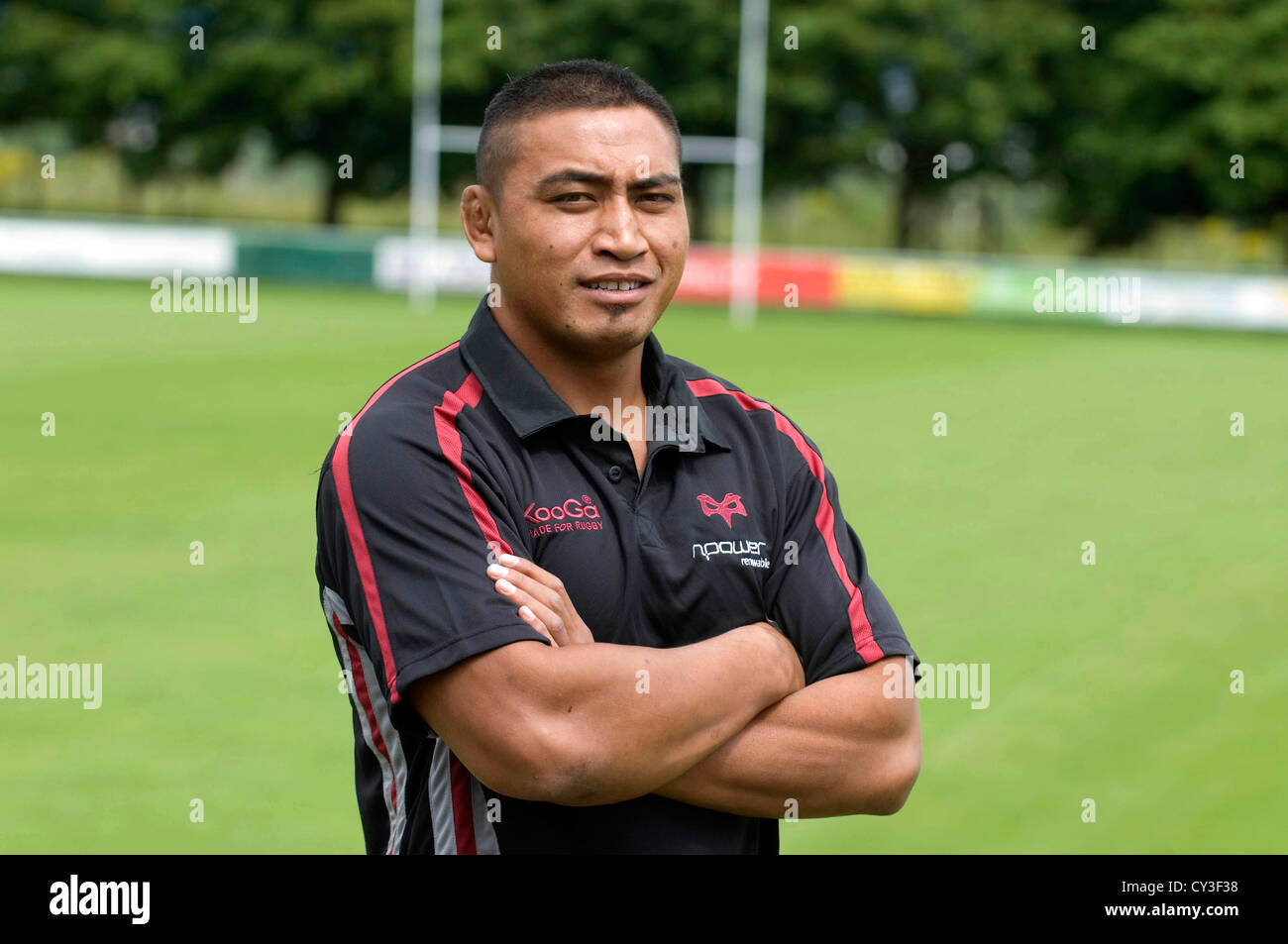 Jerry Collins the former New Zealand All Black rugby player pictured ...