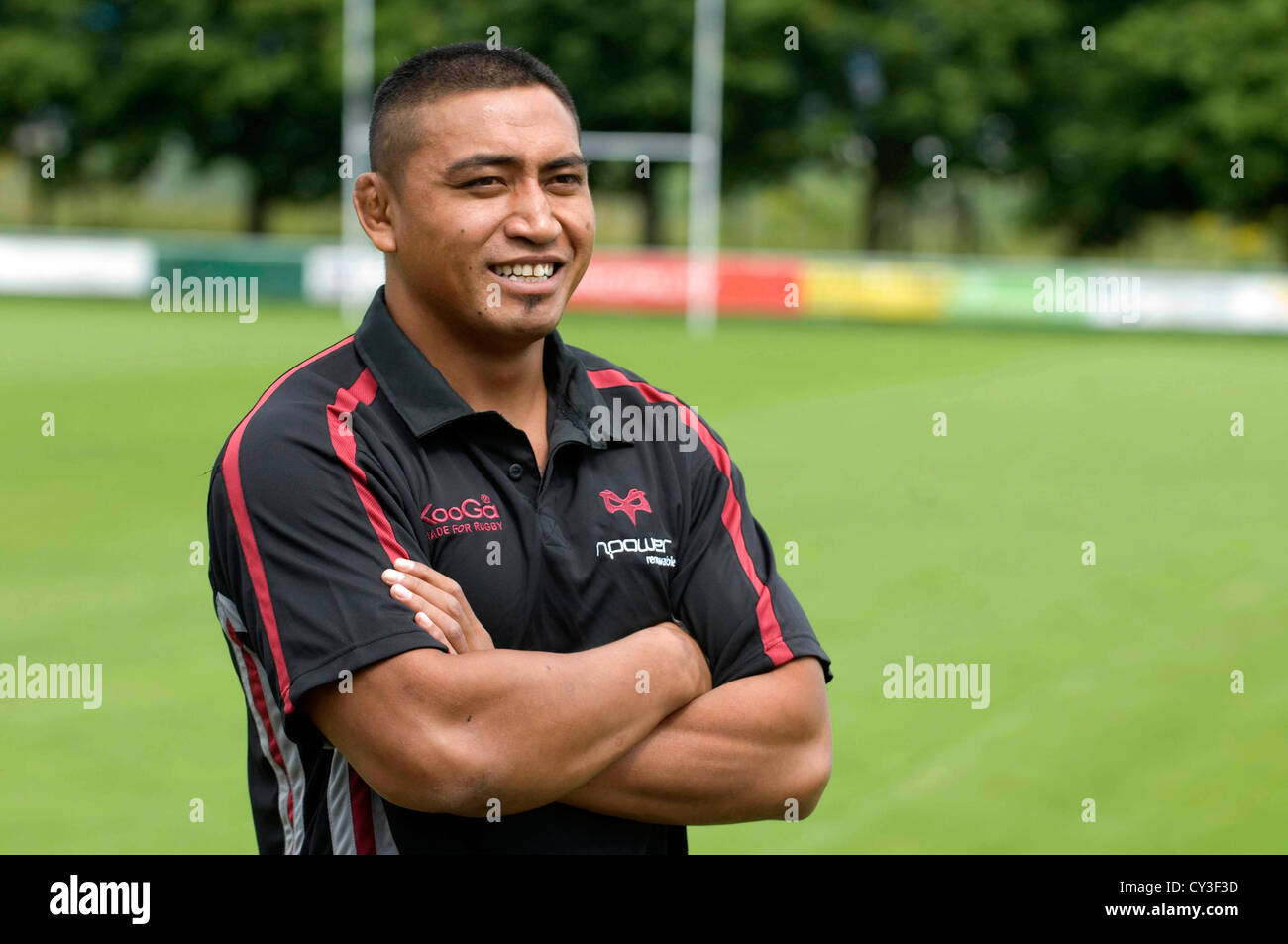 Jerry Collins the former New Zealand All Black rugby player pictured ...