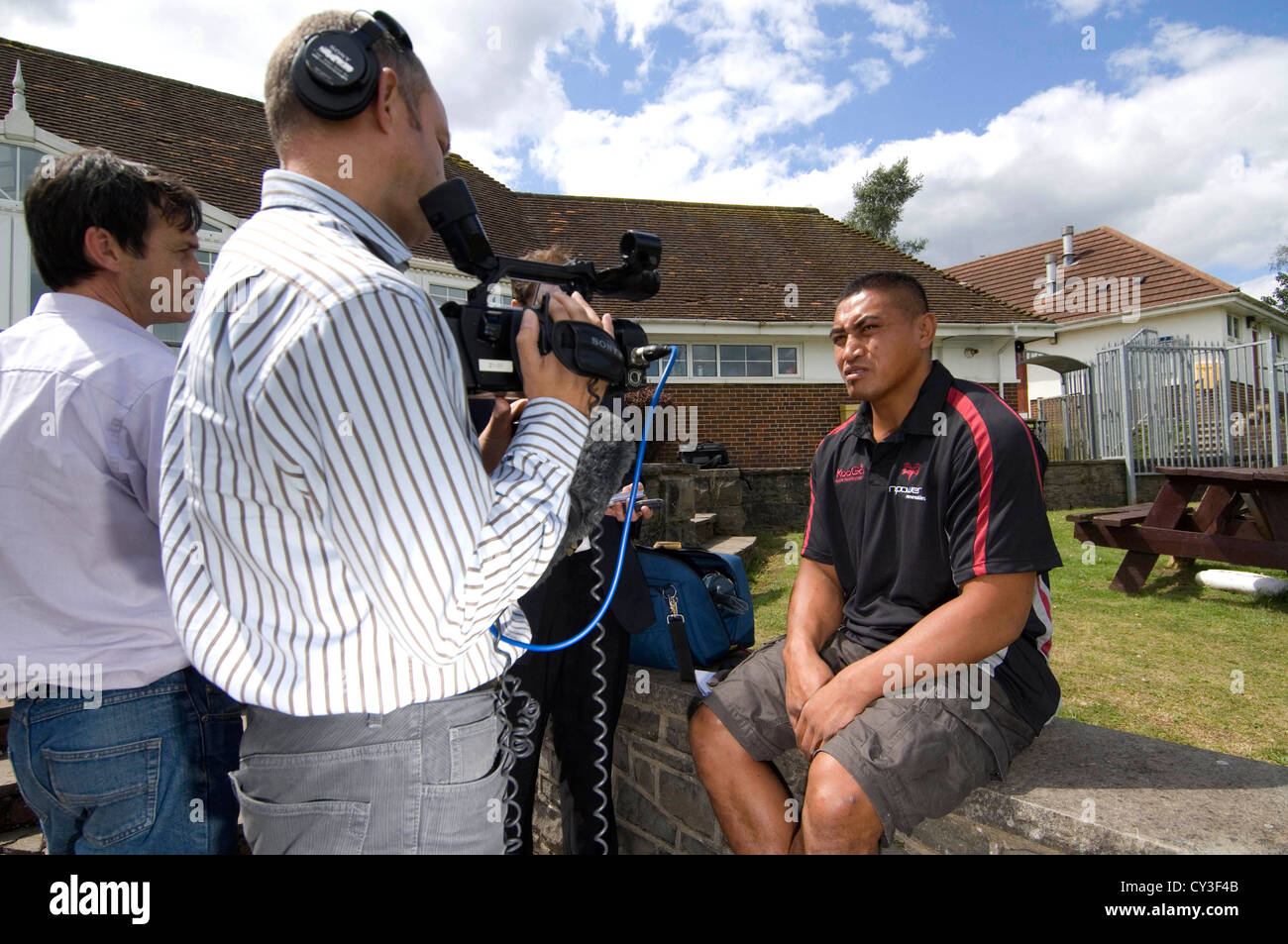 Jerry Collins the former New Zealand All Black rugby player pictured ...