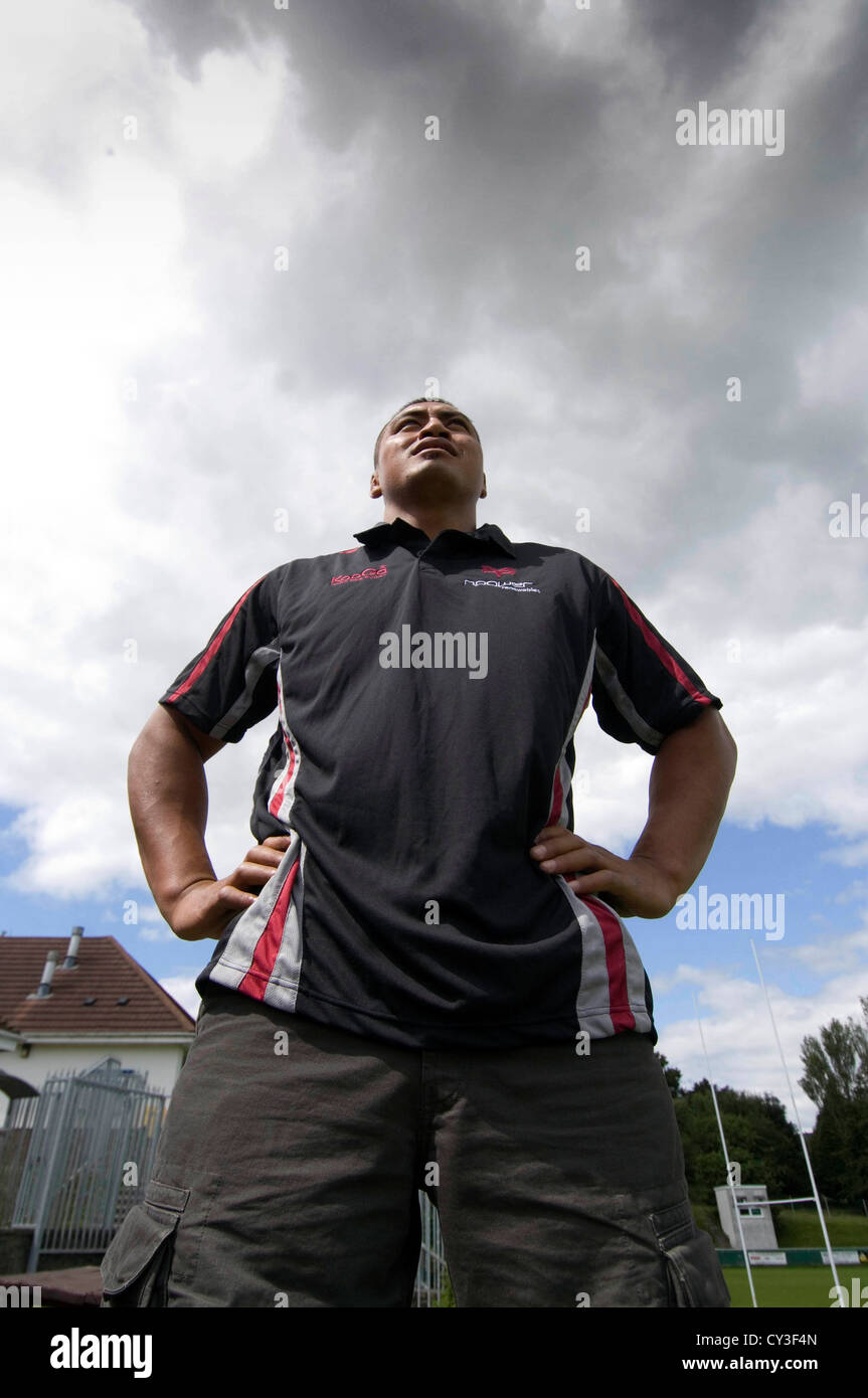 Jerry Collins the former New Zealand All Black rugby player pictured ...