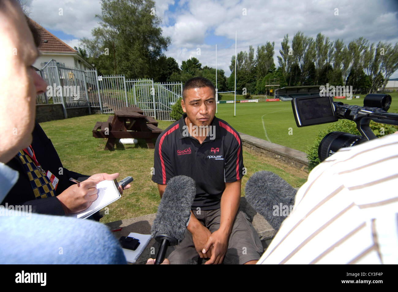 Jerry Collins the former New Zealand All Black rugby player pictured ...