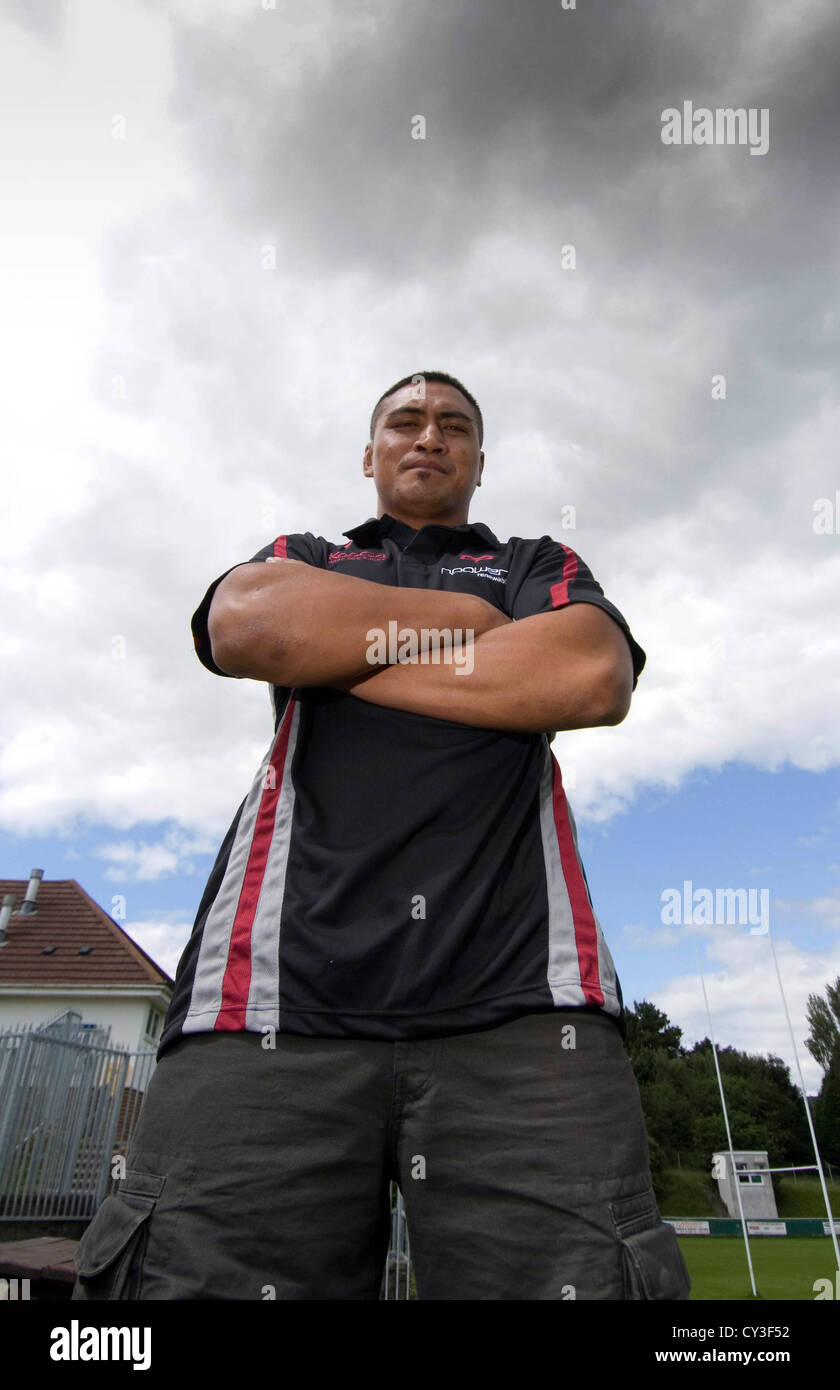 Jerry Collins the former New Zealand All Black rugby player pictured ...