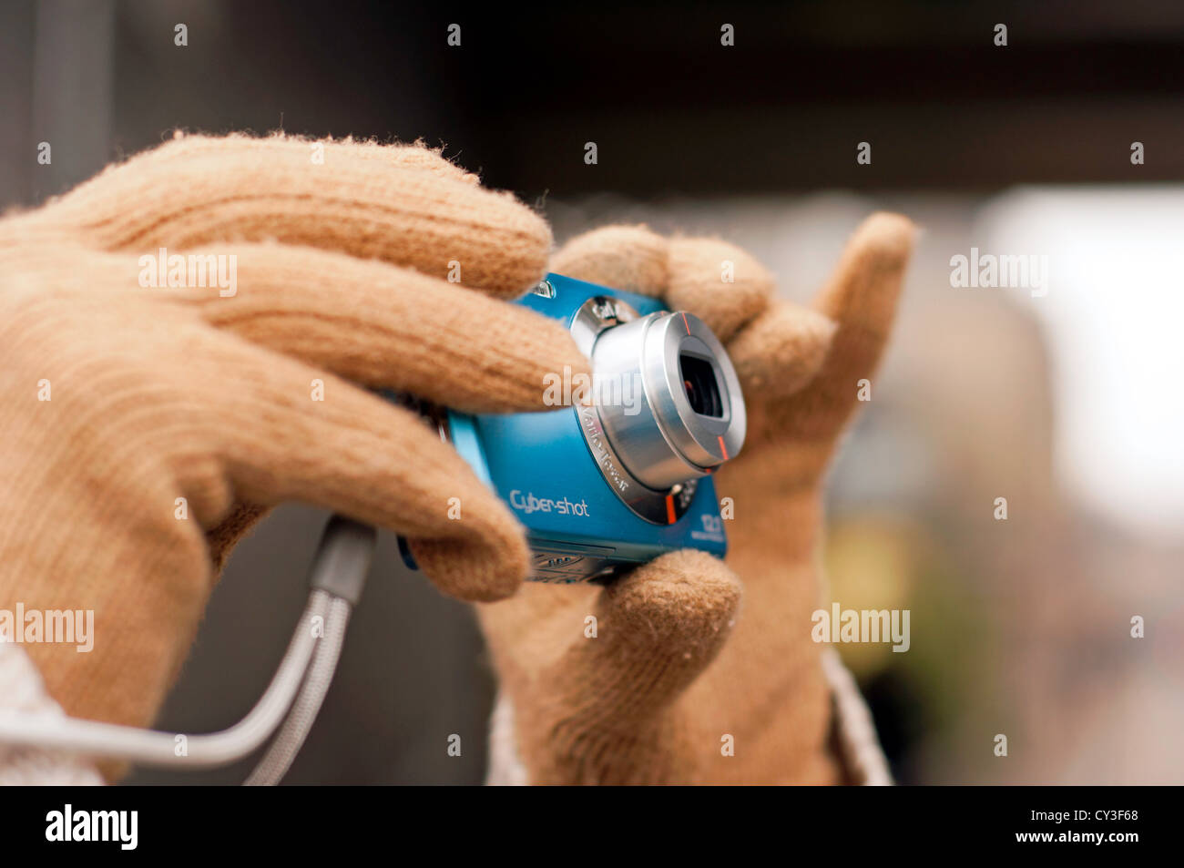 Sony cybershot camera hi-res stock photography and images - Alamy