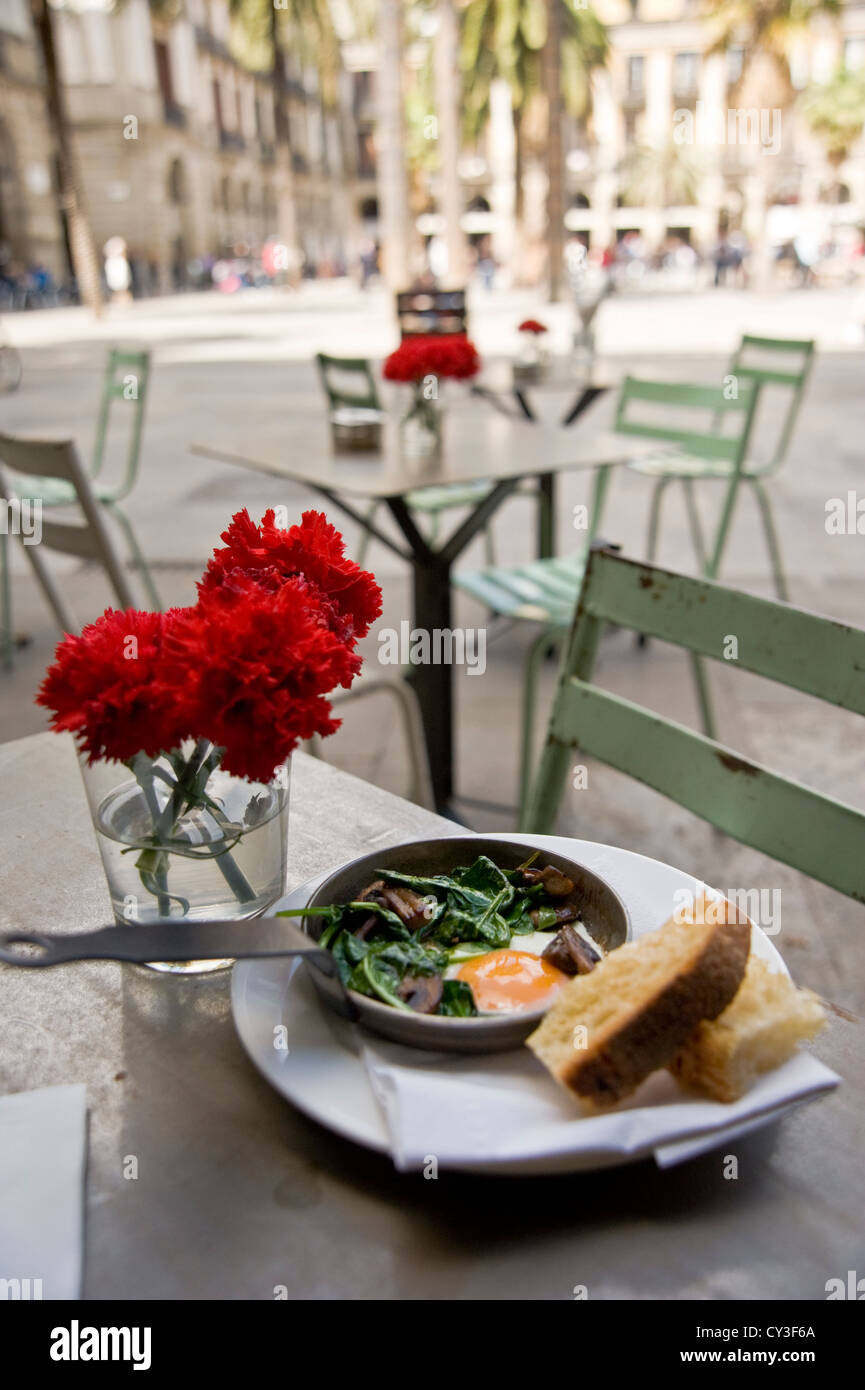 Placa Reial, Barcelona Stock Photo - Alamy