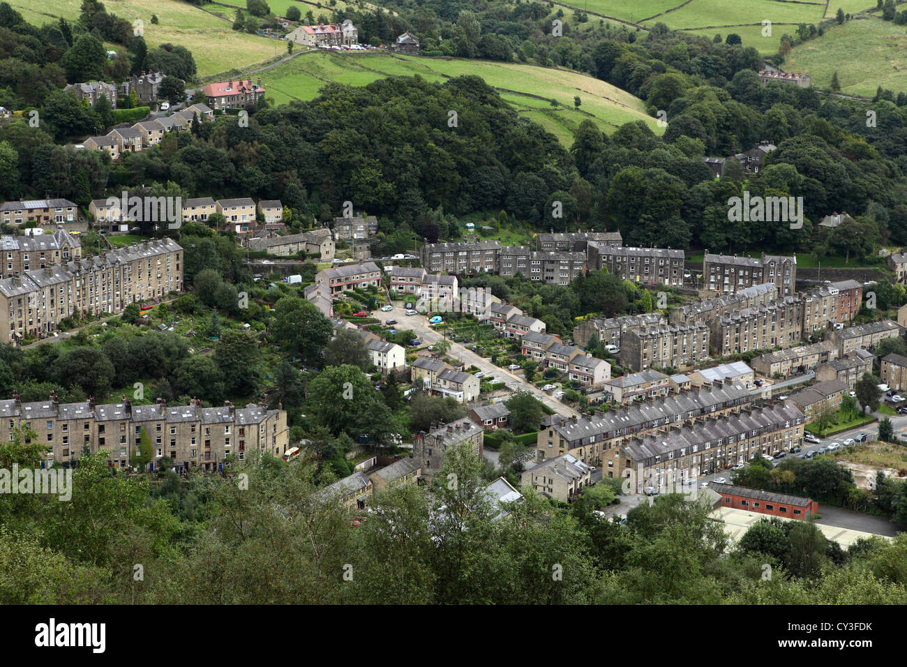 Hebden Bridge in West Yorkshire, England Stock Photo - Alamy