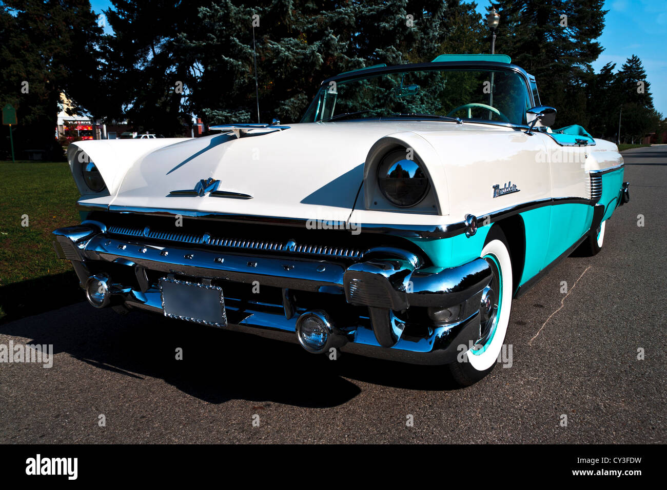 1956 Mercury Montclair convertible Stock Photo - Alamy