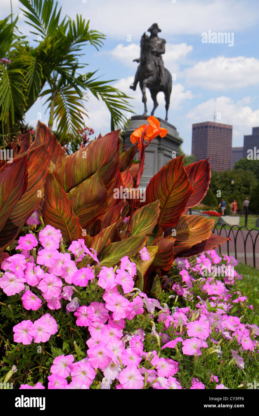 Boston Massachusetts,Boston Public Garden,George Washington,bronze ...