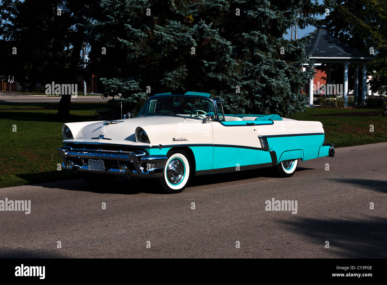 1956 Mercury Montclair convertible Stock Photo - Alamy