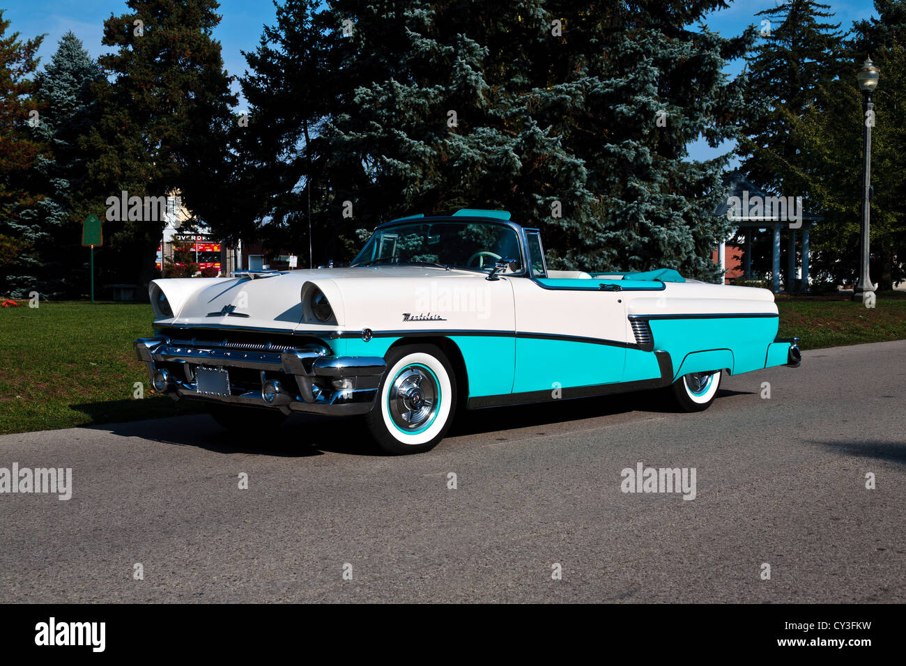 1956 Mercury Montclair convertible Stock Photo - Alamy