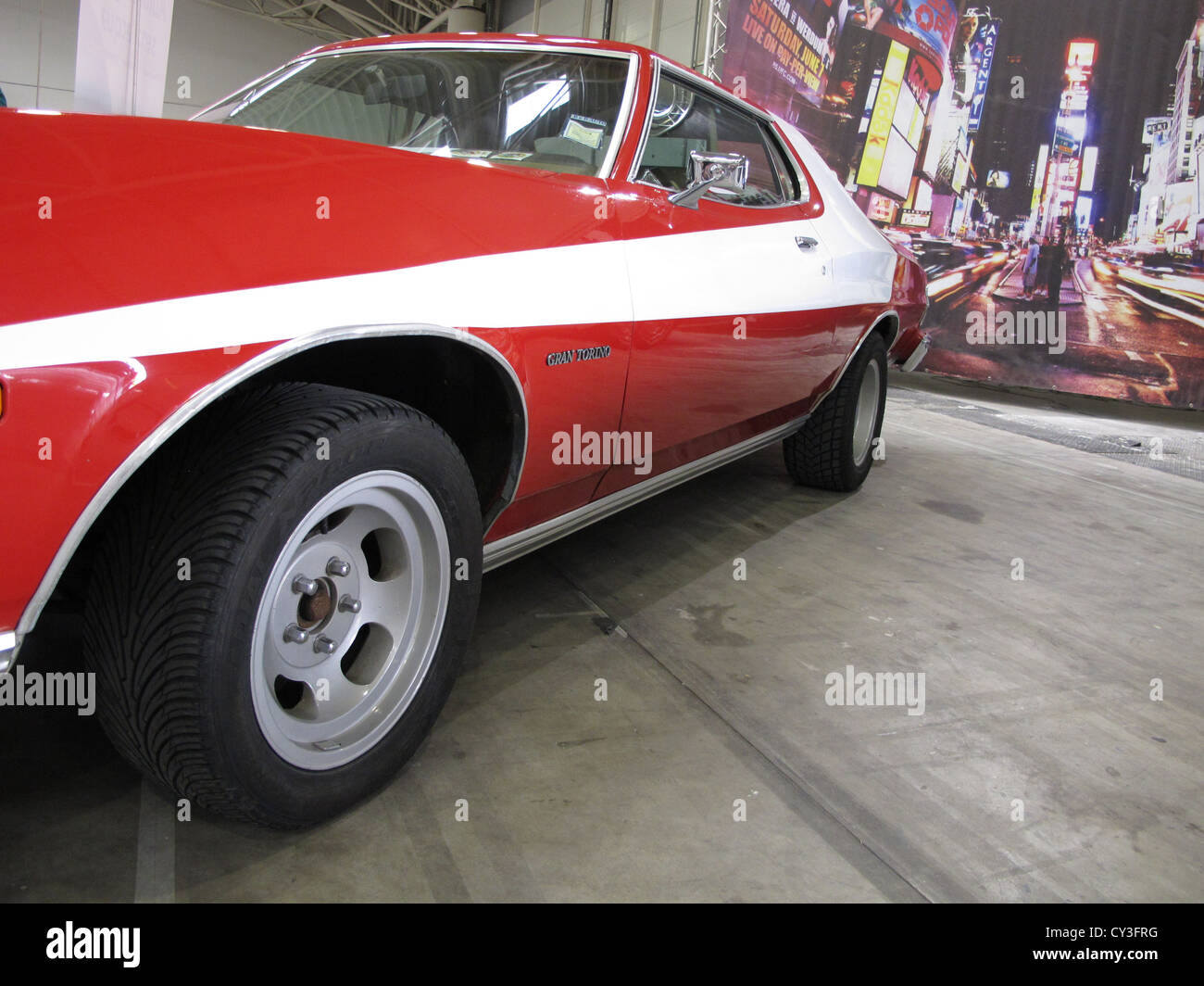 gran torino starsky and hutch type sports car on display at a motor ...