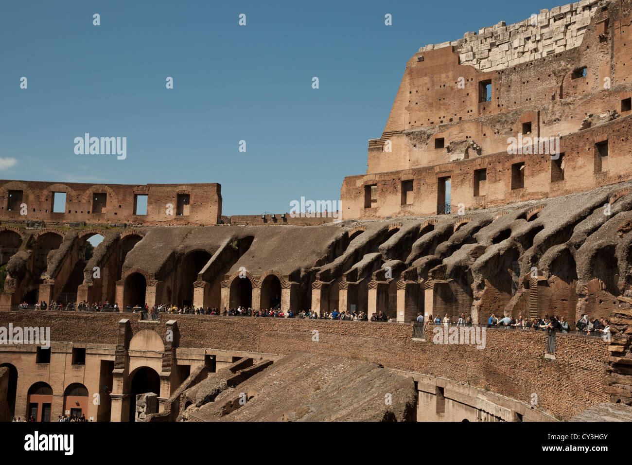 Colosseum from inside hi-res stock photography and images - Alamy