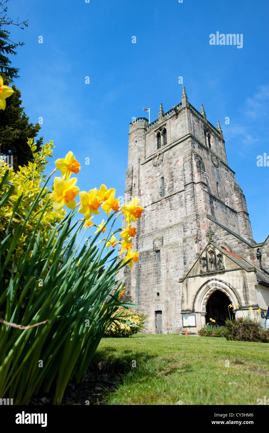 St. Oswald's Church, Oswestry, Shropshire, England Stock Photo - Alamy