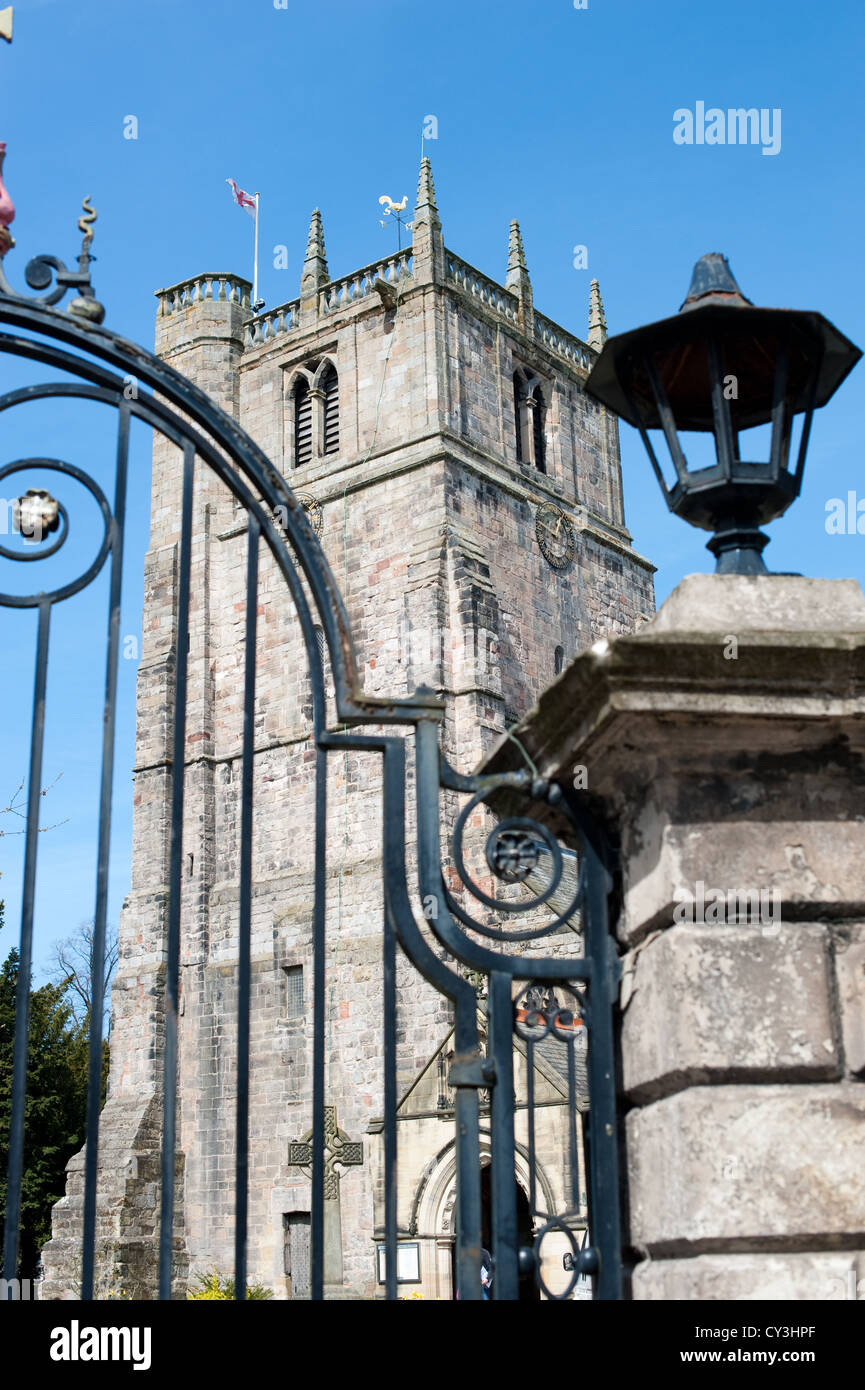 St. Oswald's Church, Oswestry, Shropshire, England Stock Photo - Alamy