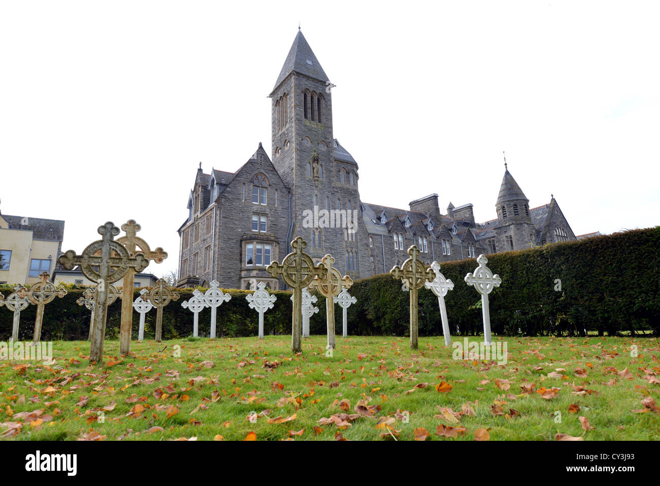 Monks graveyard, Fort Augustus Abbey Stock Photo - Alamy
