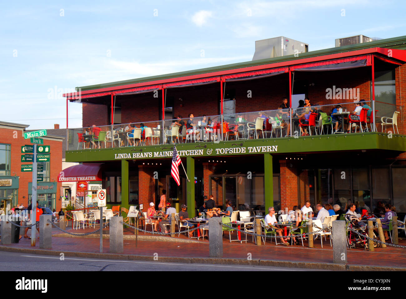Maine Freeport,Main Street,highway Route 1,Linda Bean's Maine Kitchen ...