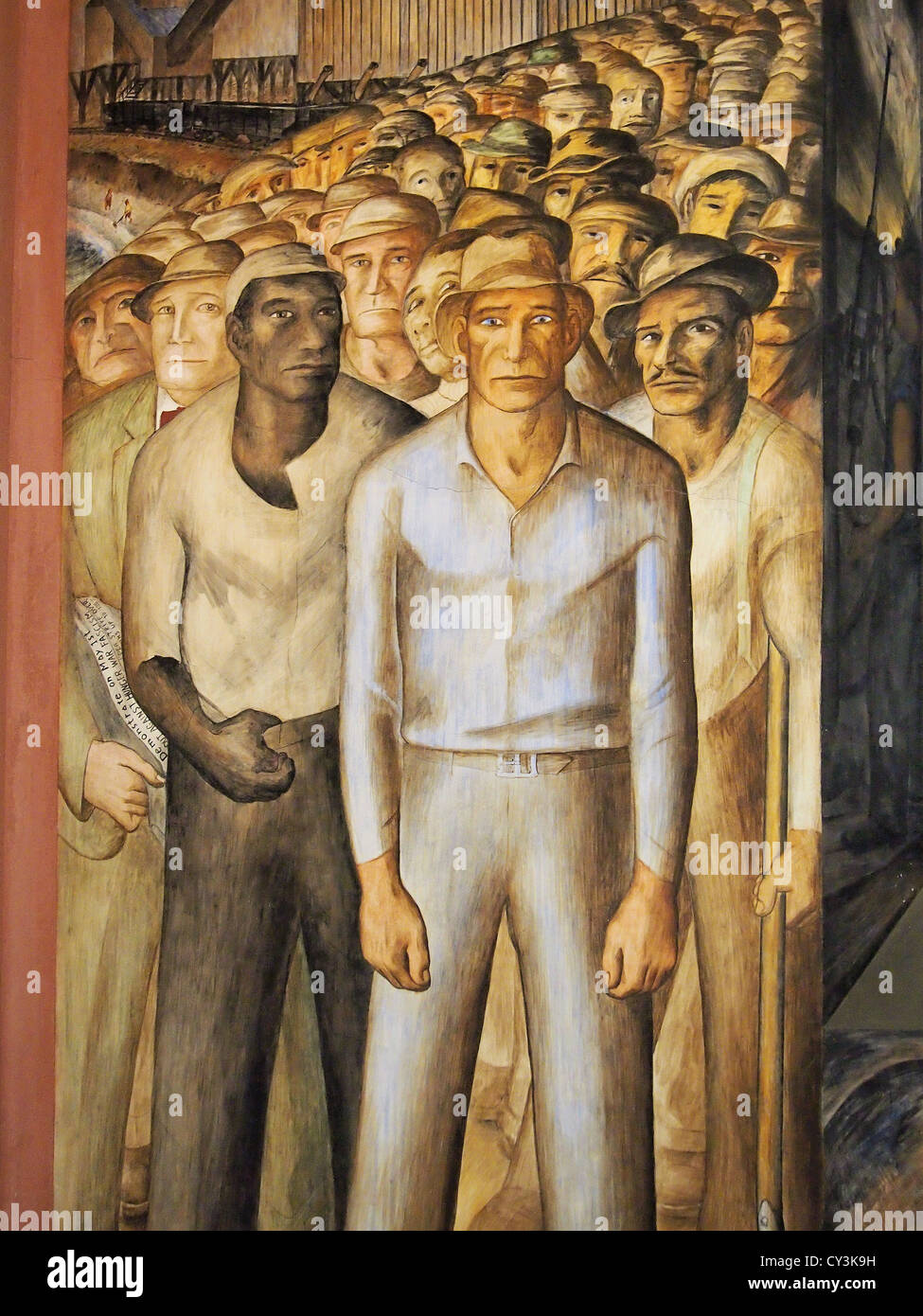 Coit tower mural hi-res stock photography and images - Alamy